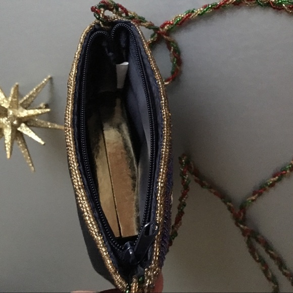 Bags | Beaded Santa Claus Purse | Poshmark